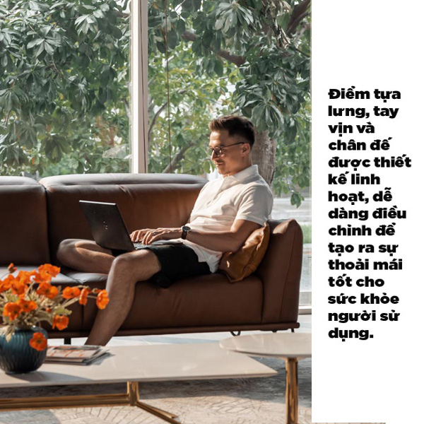 Sofa đơn da thật BARISTA F028: Được các Chuyên Gia tin dùng